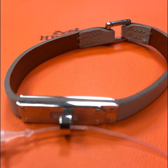 Hermes | Jewelry | Herms Authentic Gray Grace Buckle Bracelet | Poshmark
